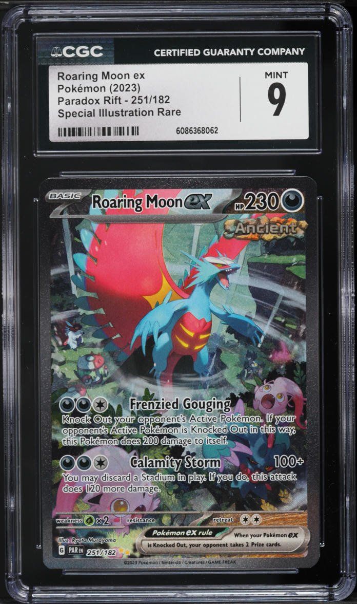 🟥 Roaring Moon ex – 251/182 – CGC 9 MINT (Gebraucht) in Goldach für CHF ...
