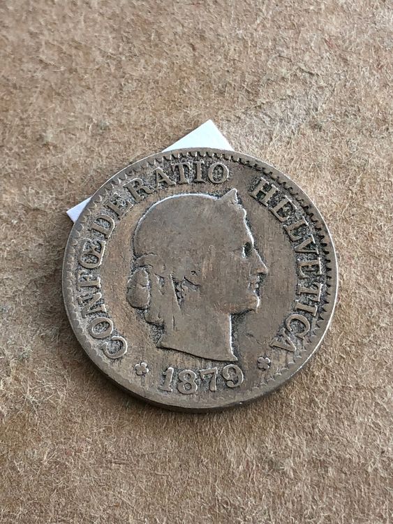 10 Rp. 1879 (Gebraucht) in Schötz für CHF 7 – mit Lieferung auf Ricardo kaufen