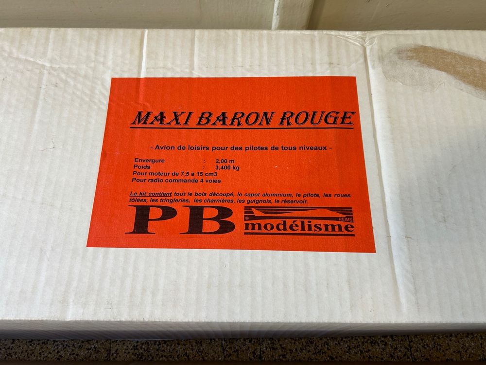 Avion RC PB Modélisme Maxi Baron Rouge (Gebraucht) in Geneve für CHF 63 ...