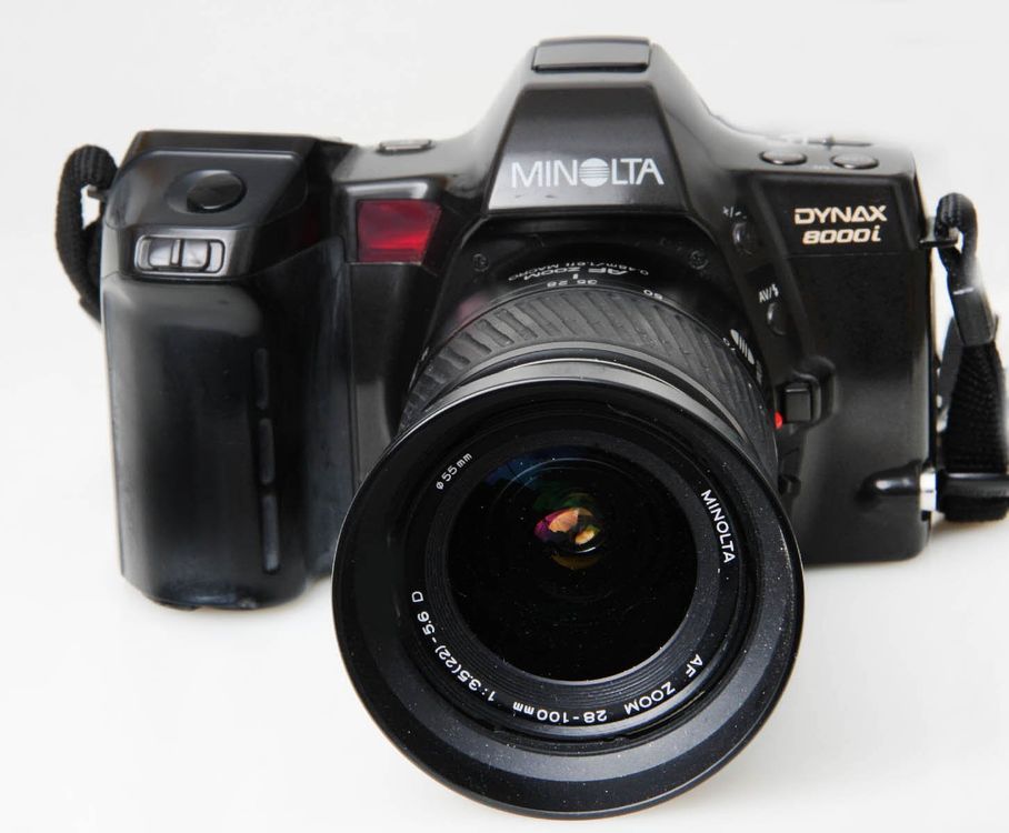 Minolta Dynax 8000i mit AF Zoom 28-100mm Macro 3,5-5,6D (Gebraucht) in ...