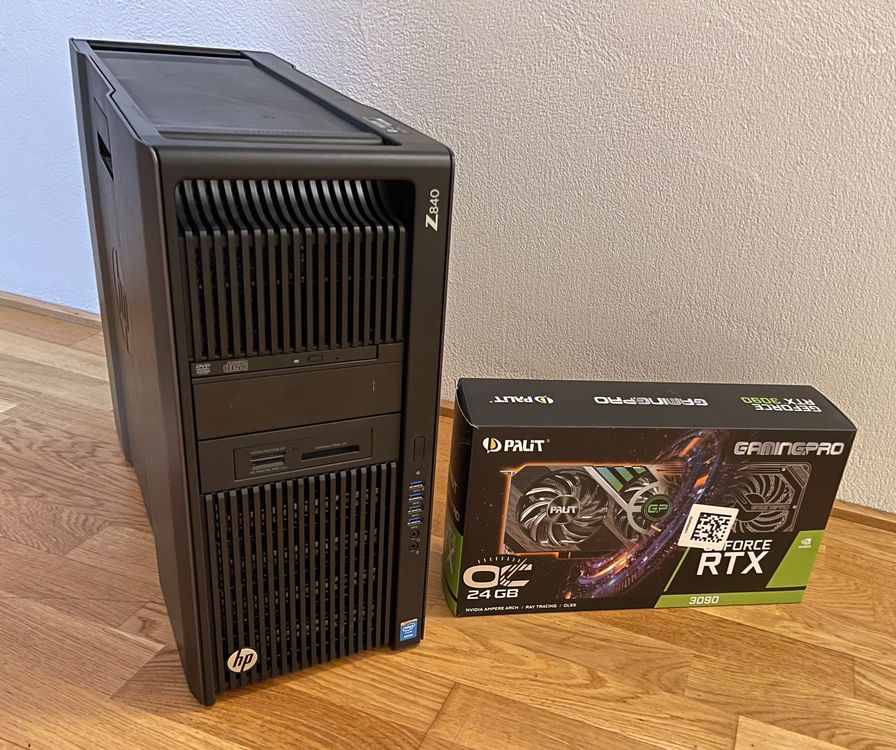HP Z840 2x Xeon 64GB RAM 7TB SSD Nvidia RTX 3090 24GB (Gebraucht) in ...
