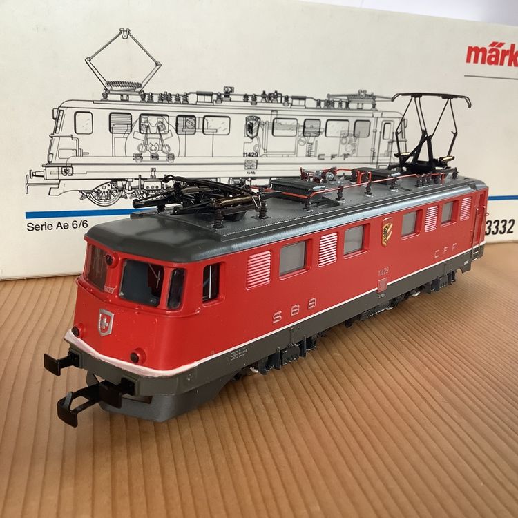 Märklin 3332, SBB Ae 6/6 11429 Altdorf rot, Analog (Gebraucht) in ...