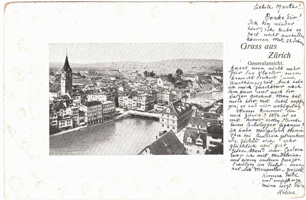 Gruss aus ZÜRICH Generalansicht ca. 1910 (Gebraucht) in Oberdorf BL für CHF 3.95 – mit Lieferung ...