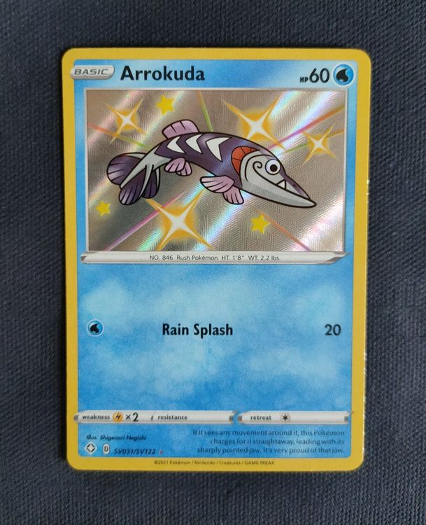 Pokemon card Arrokuda SV31 Shining Fates Secret English EN | Kaufen auf ...