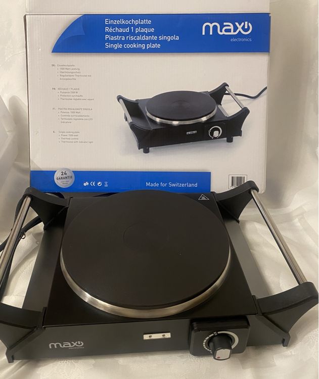 max electronics Kochplatte, Neue. (Art;1303) (Neu und originalverpackt ...