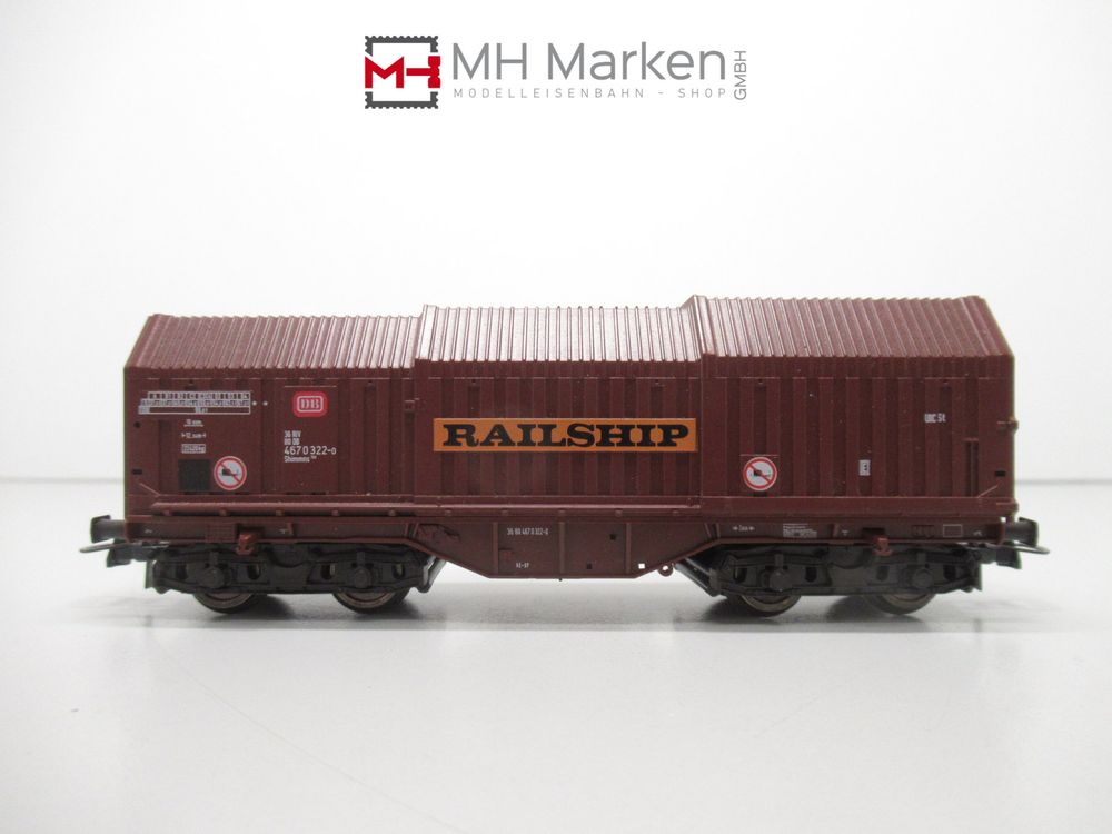 Roco aus Set 44104 Teleskophaubenwagen DB o.OVP DC GS H0 (Gebraucht) in ...