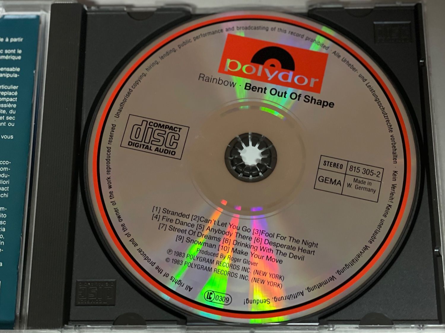 Rainbow - Bent Out Of Shape CD - Hard Rock Klassiker - top (Gebraucht ...