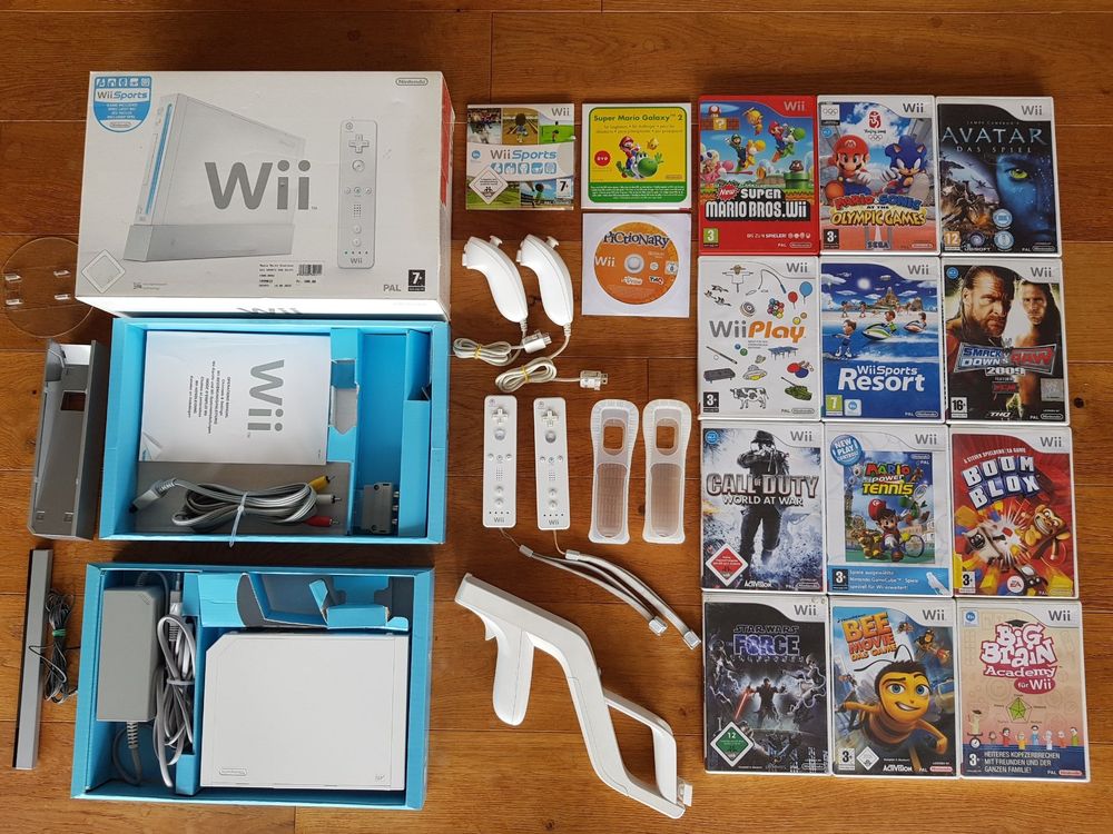 Nintendo Wii Super Set mit 14 Spiele und viel Extras | Kaufen auf Ricardo
