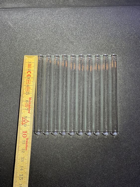 Reagenzgläser – 10 Stück (10×100 mm) (Neu und originalverpackt) in ...