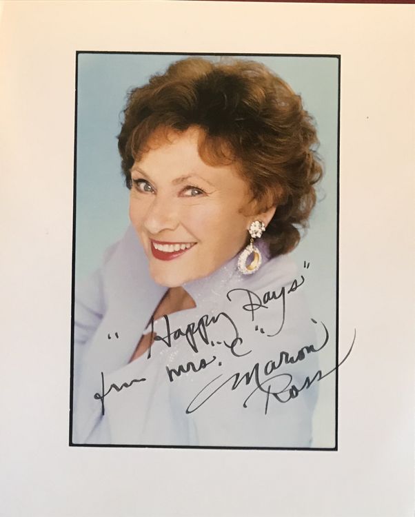 Marion Ross 1928- Happy Days Autogramm signiert Foto 20x25cm (Gebraucht ...