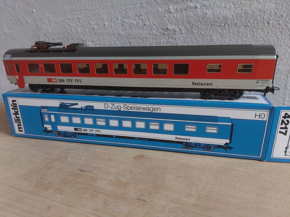 Märklin SBB Speisewagen 4217 (Gebraucht) in für CHF 9 – mit Lieferung ...