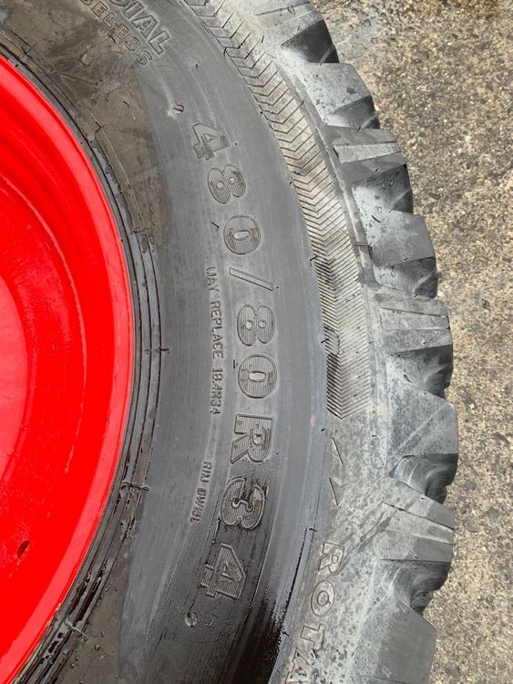 Pneu Nokian 480/80R34 & 400/80R24 (Gebraucht) in Schaan für CHF 1160 – mit Lieferung auf Ricardo ...