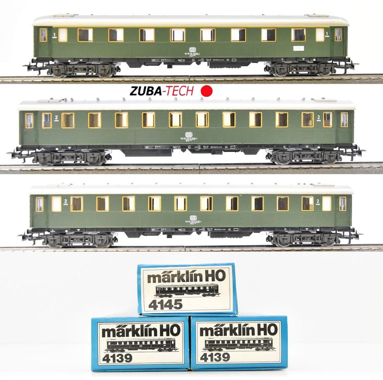 Märklin 3x Personenwagen der DB H0 WS mit OVP (Gebraucht) in für CHF 37 ...