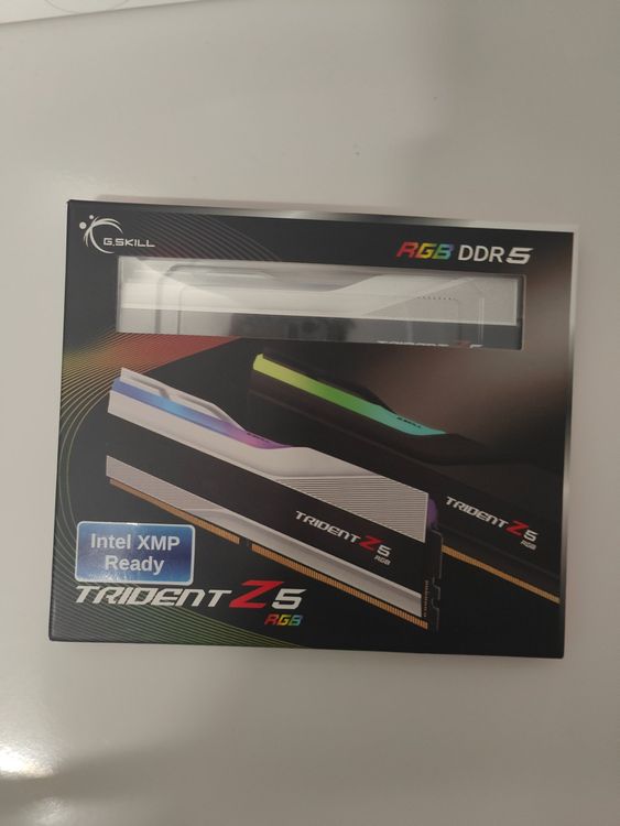 DDR5 6400 G.Skill Trident Z RGB Ram Silber | Kaufen auf Ricardo DDR5 6400 G.Skill Trident Z RGB Ram Silber | Kaufen auf Ricardo