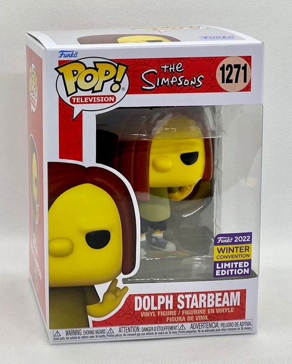 Funko Pop, Simpsons, Dolph Starbeam #1271, Winter Con. Excl. | Kaufen ...