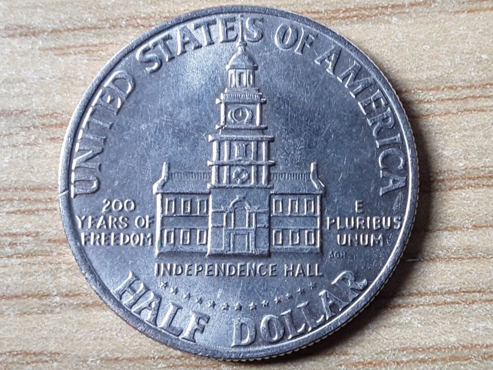 USA Half Dollar 1976 - 200 Jahre USA - fast unzirkuliert! | Kaufen auf Ricardo