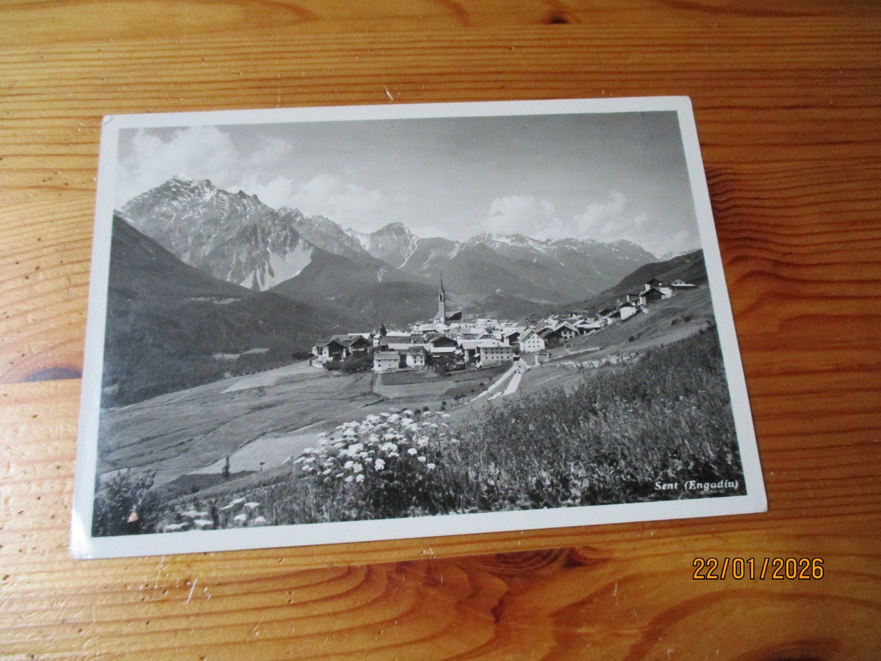 Sent Engadin Postkarte (Gebraucht) in Felsberg für CHF 1 – mit ...