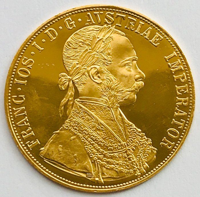 4 Dukaten Goldm nze 1915 Franz Josef I Von sterreich Neu gem ss