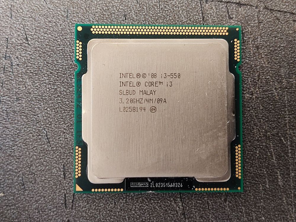 Intel® Core™ Prozessor i3-550 4 MB Cache, 3,20 GHz LGA 1156 (Gebraucht ...
