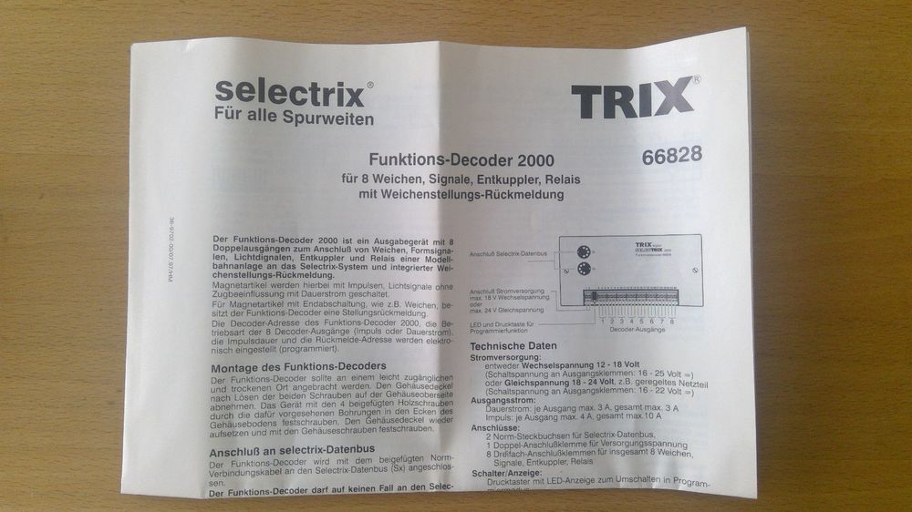 Minitrix Modellbahnsteuerung Selectrix (Neu und originalverpackt) in Zizers für CHF 99 – mit ...