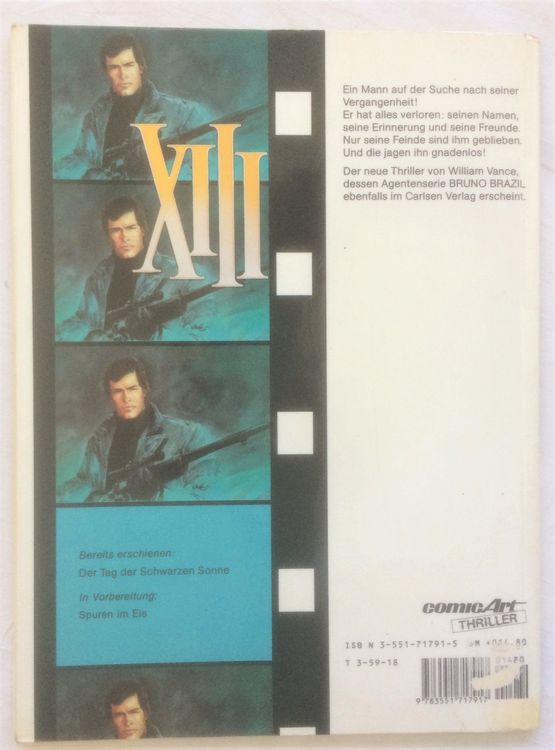 XIII - Band 1 - Der Tag der Schwarzen Sonne - 1.Auflage (Gebraucht) in ...