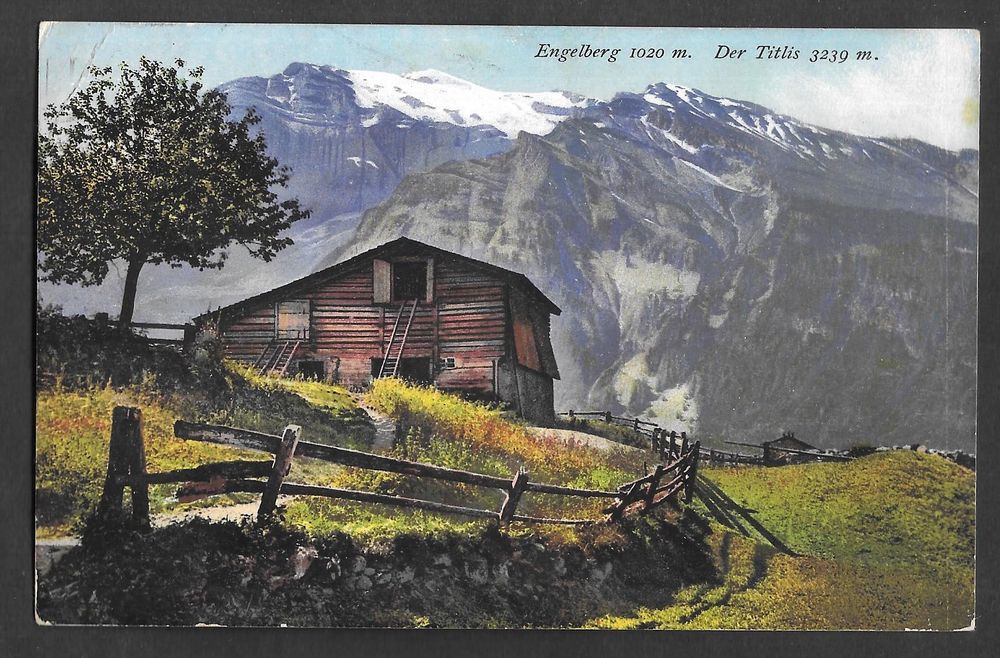 Engelberg Teilansicht einer Hütte mit Titlis (Gebraucht) in Olten für ...