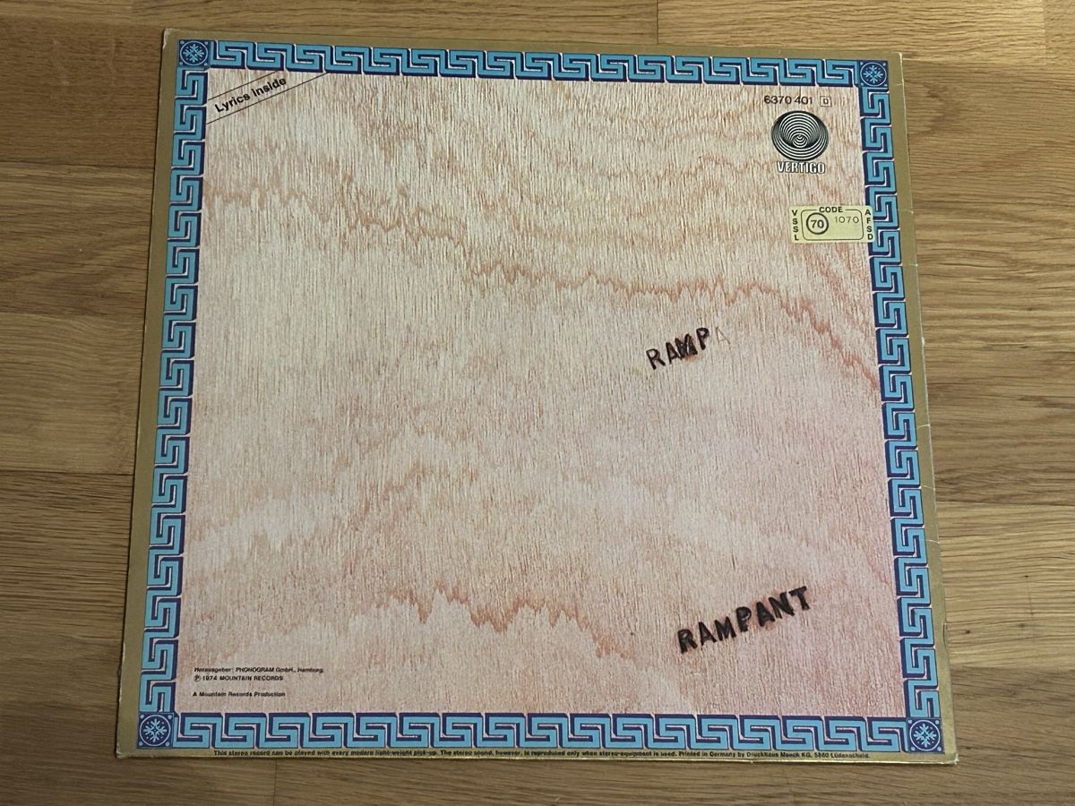 Nazareth. 1974. Rampant (Gebraucht) in Faulensee für CHF 20 – mit ...