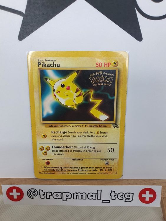 Pikachu Black Star Promo 4 NM/LP (Gebraucht) in Saxon für CHF 5 – mit ...
