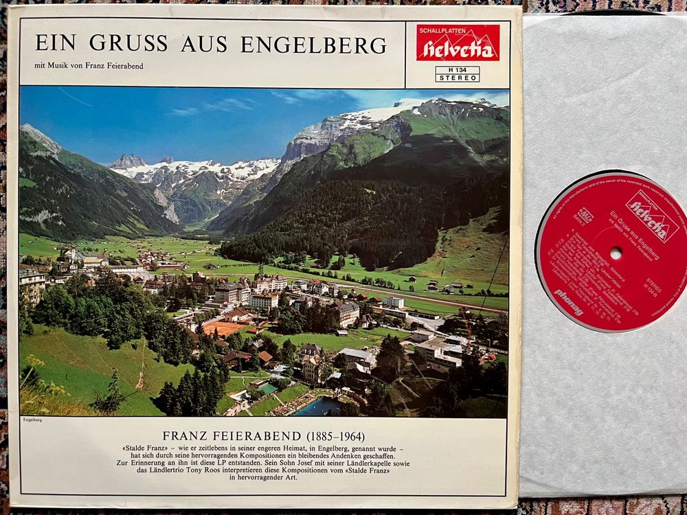 LK Josef Feierabend &Tony Roos Ein Gruss Aus Engelberg LP 🛀 (Gebraucht) in Unterseen für CHF 10 ...