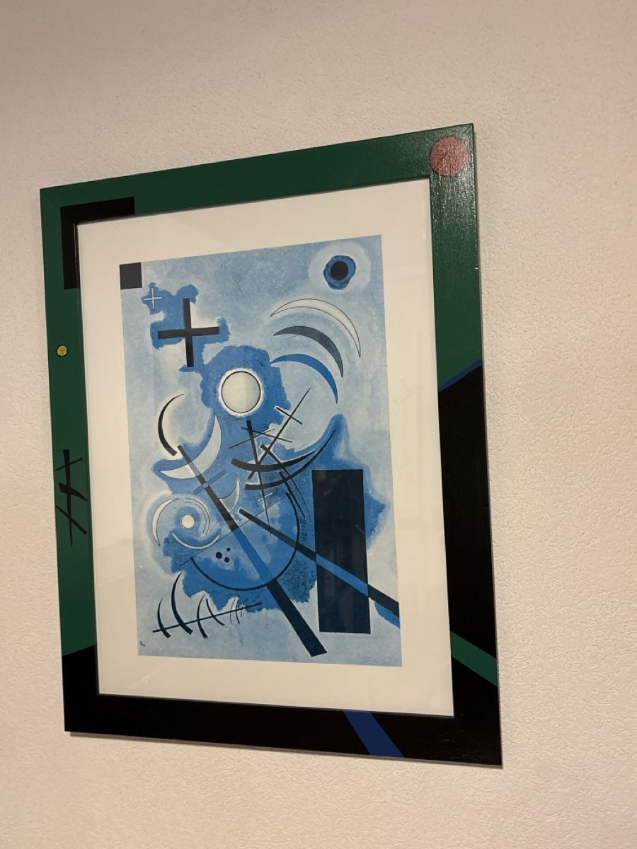 Kandinsky Reproduction, Unikat Rahmen, 72x92 cm, Top! (51) (Gebraucht ...
