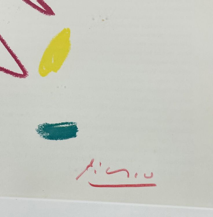 Pablo Picasso Lithographie Handsigniert mit Zertifikat | Kaufen auf Ricardo