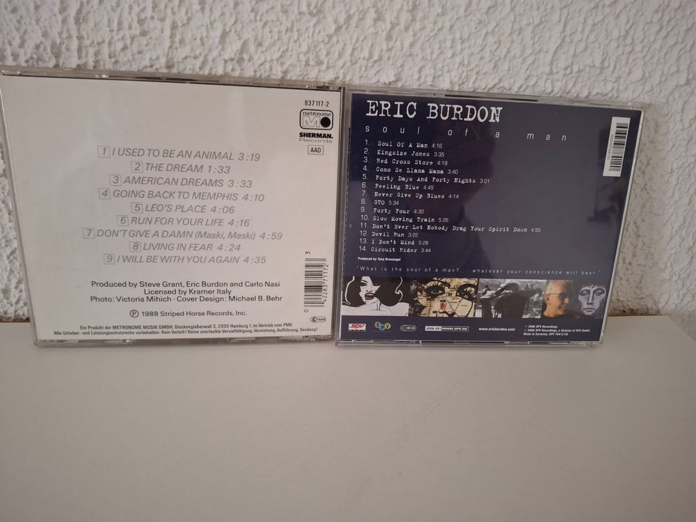 CDs Eric Burdon - Soul of a Man & Animal - 🔨 (Gebraucht) in Aarberg für ...