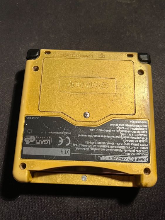 Gameboy Advance SP Zelda Original Edition Gold Nintendo (Gebraucht) in ...