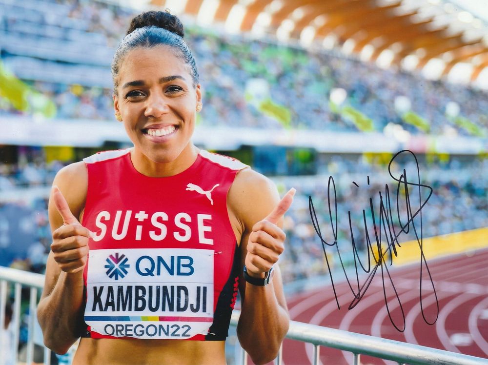 Mujinga Kambundji / Originalautogramm (Gebraucht) in Schwyz für CHF 8 ...