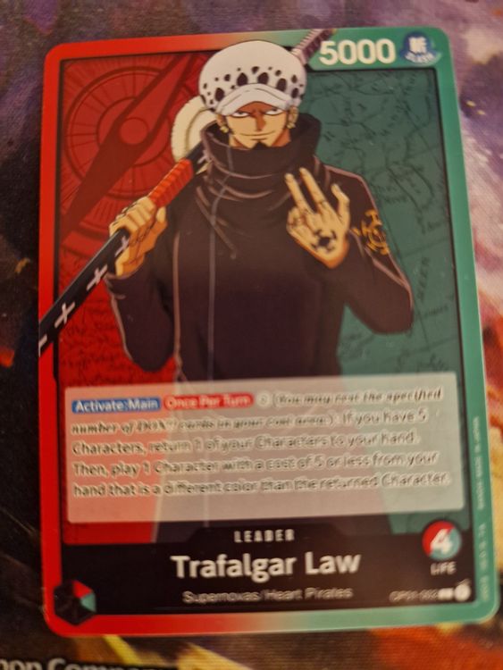 Trafalgar Law Leader One Piece Card Game 01 Romance Dawn (Neu (gemäss ...
