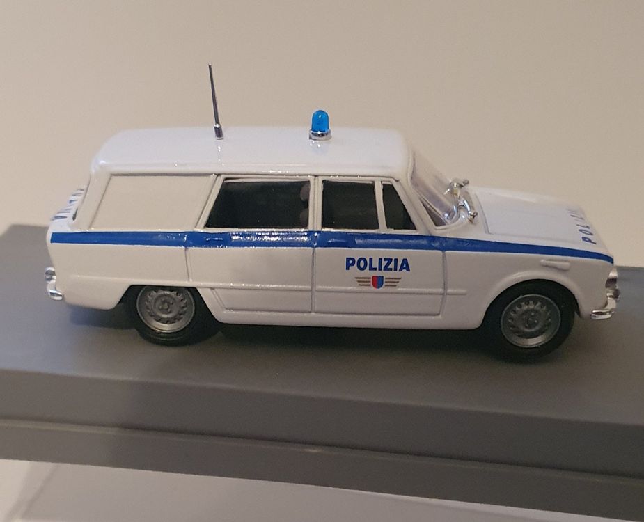 Alfa Romeo Giulia Break Polizia Ticinese - 1/43 Progetto K | Kaufen auf ...