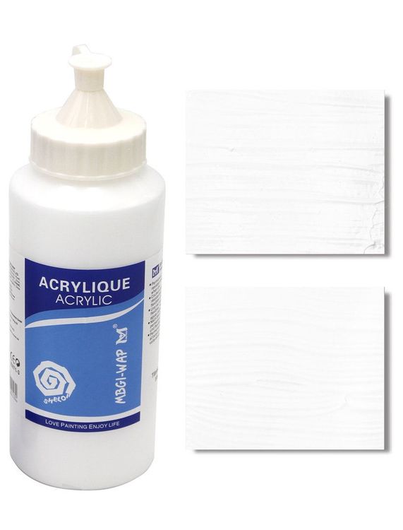 Acrylfarbe Colours 500 ml Weiss (Neu und originalverpackt) in ...