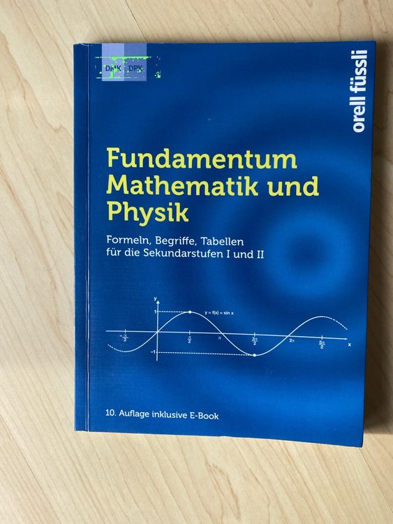 Buch „Fundamentum Mathematik und Physik“ | Kaufen auf Ricardo