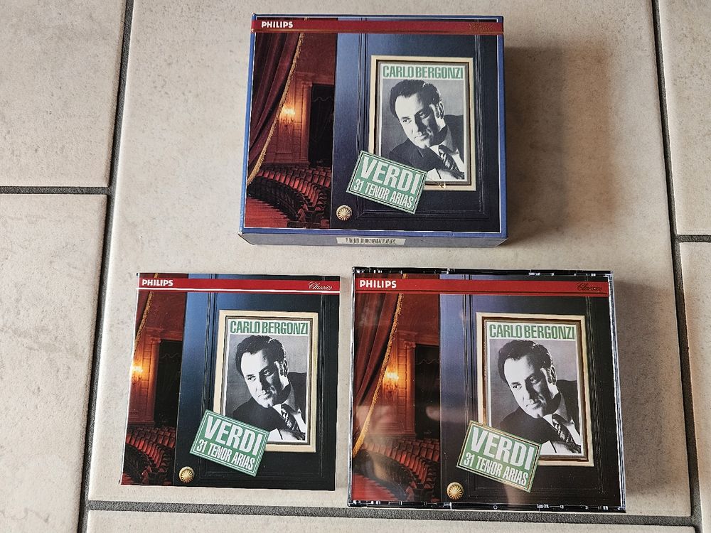Carlo Bergonzi - Verdi 31 Tenor Arias / 3 CD Box (Gebraucht) in ...