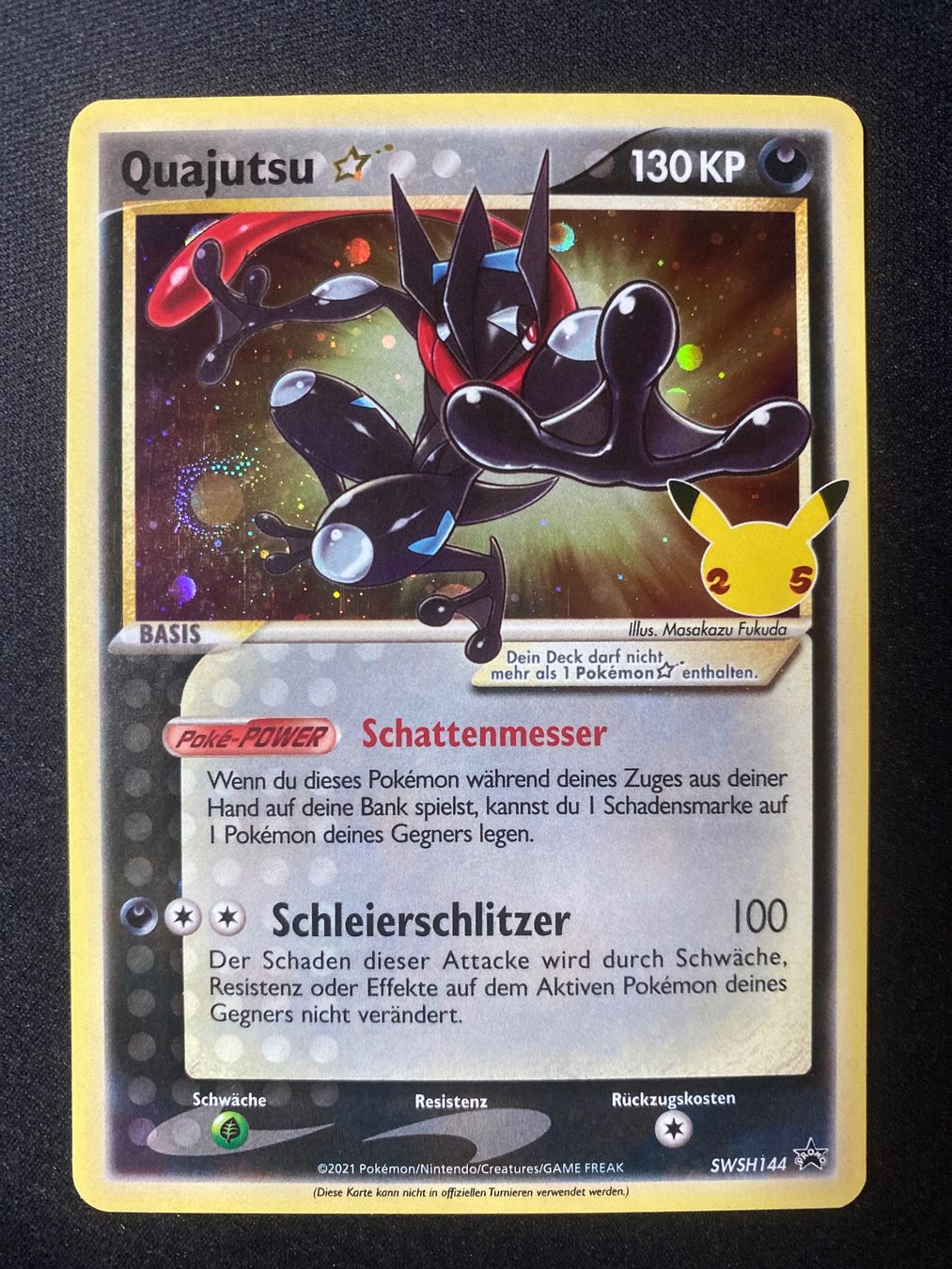 Shiny Quajutsu Gold Star 144 - SWSH Black Star Promos - DE (Neu (gemäss ...