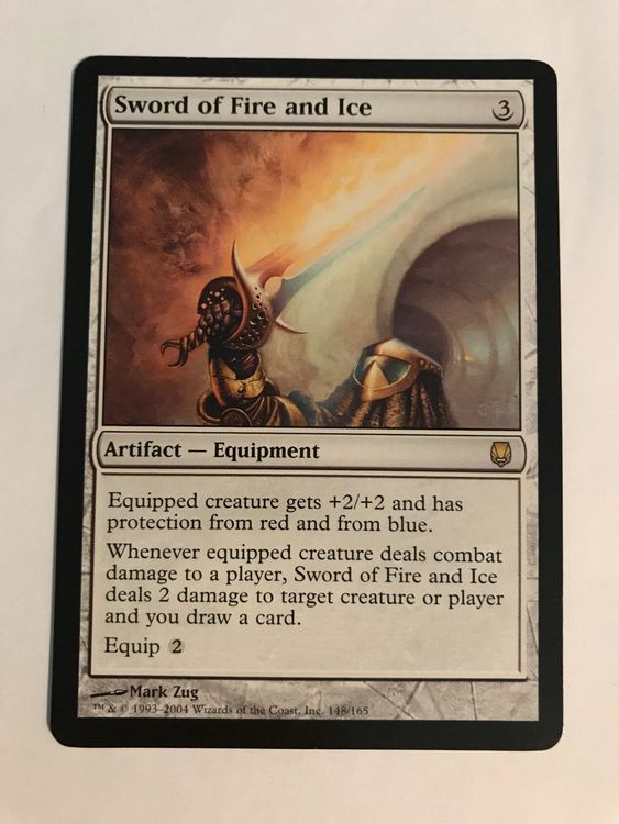 1 x Sword of Fire and Ice MtG Magic | Kaufen auf Ricardo