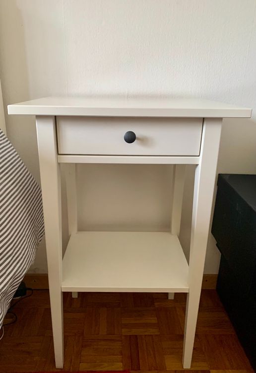 Table de chevet, blanc, 46X35 cm (IKEA HEMNES) | Kaufen auf Ricardo