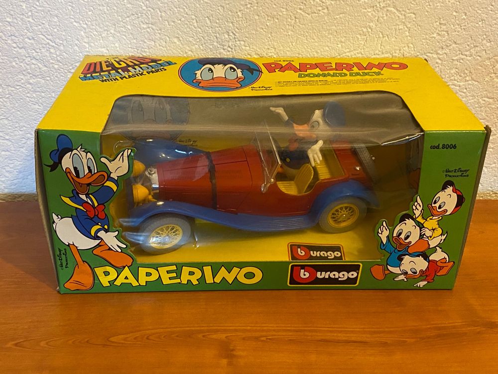 Burago Jaguar Paperino Donald Duck 1/18 (Gebraucht) in Bonfol für CHF ...