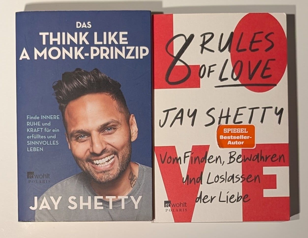 Das Think Like a Monk-Prinzip & 8 Rules of Love - Jay Shetty (Neu (gemäss Beschreibung)) in ...