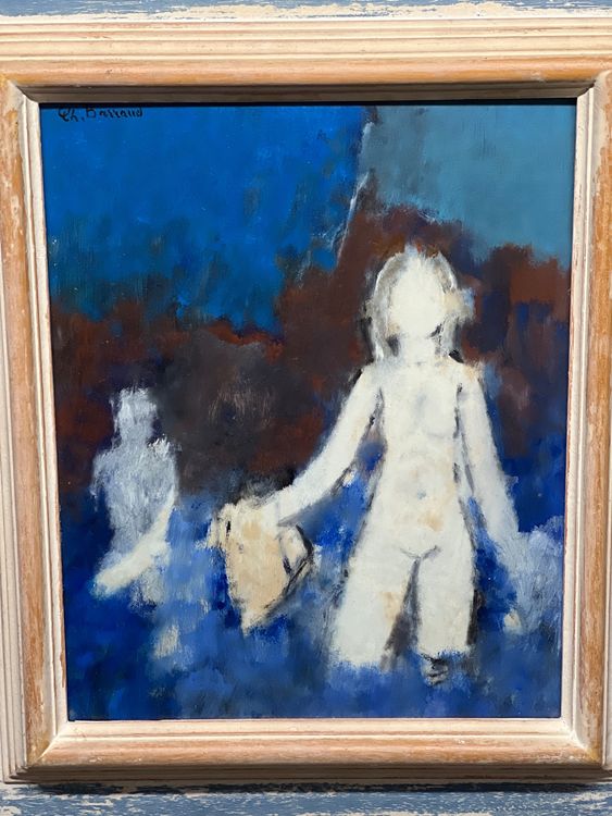 Tableau signé Charles Barraud, scène de bain (Gebraucht) in Bôle für CHF 101 – mit Lieferung auf ...