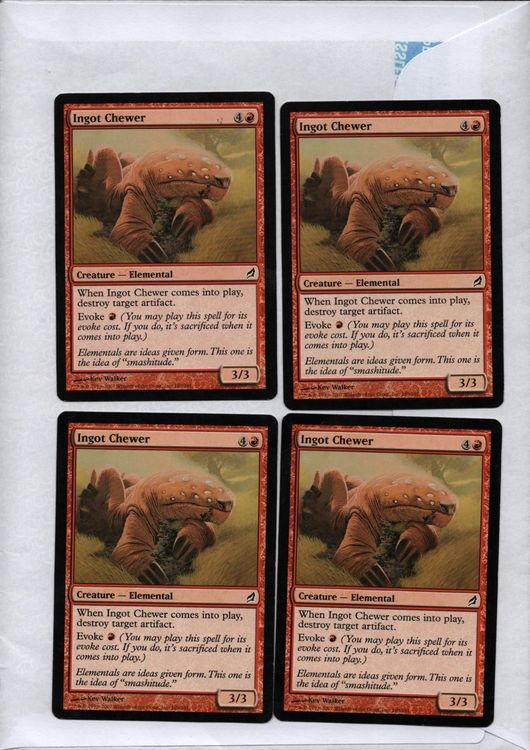 MtG, Magic the Gatering 4x Ingot Chewer (Gebraucht) in Glattfelden für ...