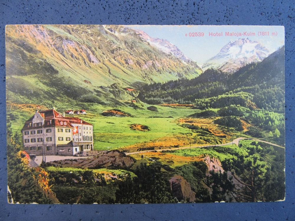 AK GR MALOJA HOTEL MALOJA-KULM 1922 | Kaufen auf Ricardo