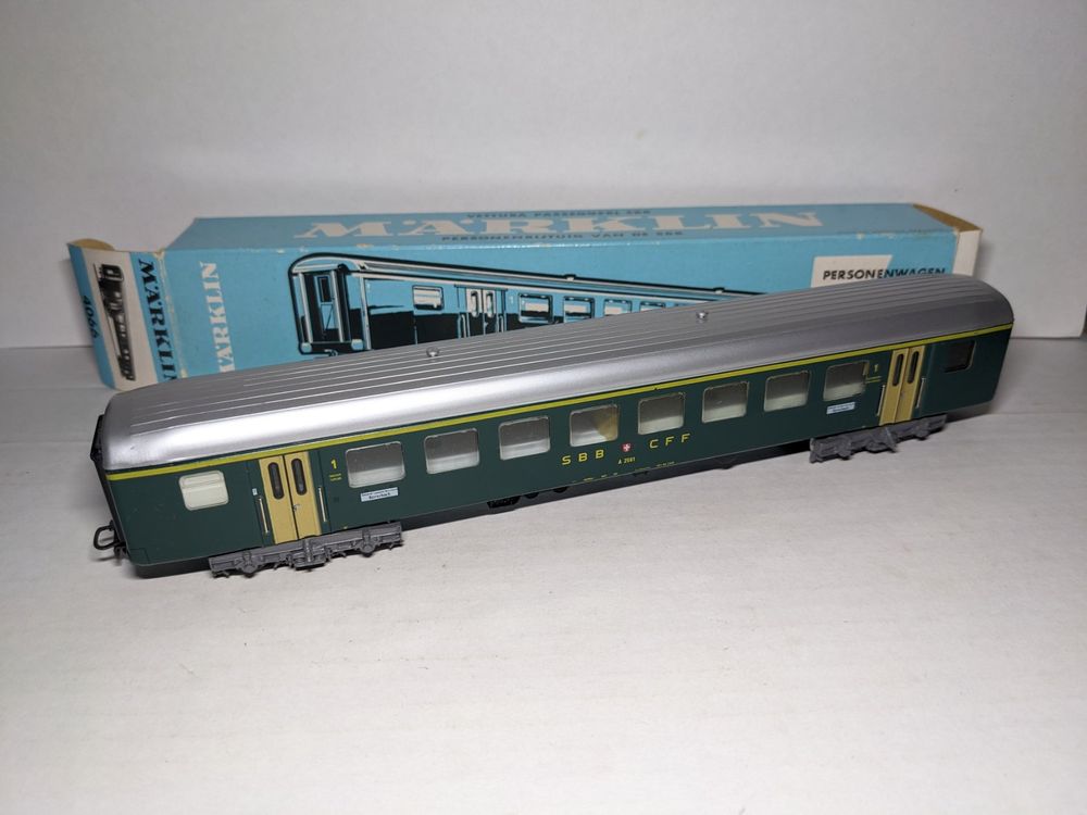 Märklin 4066 .1 SBB CFF Personenwagen EW II 1. KL. (1) (D'occasion) à Gland pour CHF 12 – avec ...