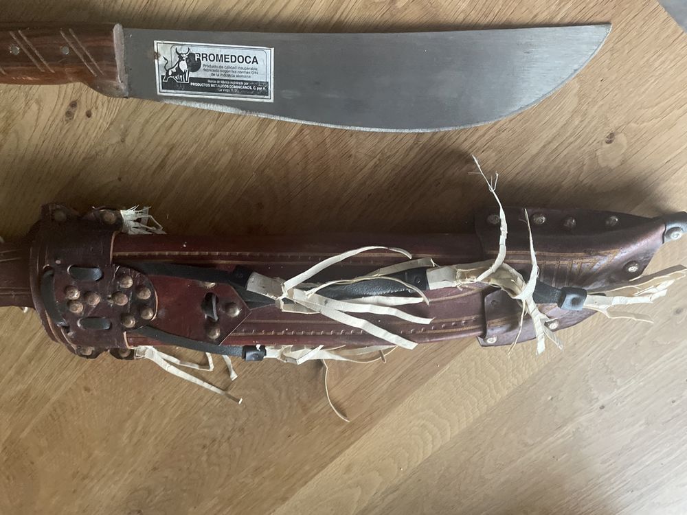 Dominikanische Machete PROMEDOCA mit Lederscheide (Gebraucht) in für ...
