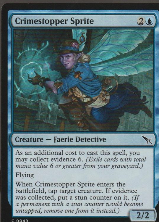 TCG Magic The Gathering MTG UK MKM 049 Crimestopper Sprite | Kaufen auf ...